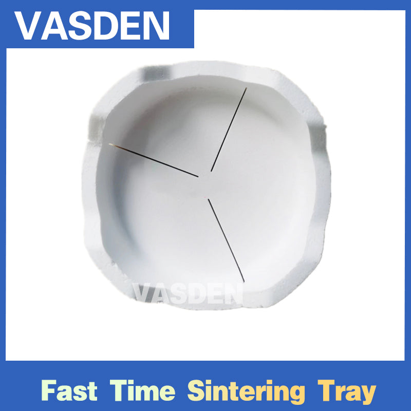 1 Set Fast Time Sintering Tary Zirconia Sintered Crucible 95*23mm/90*2 ...